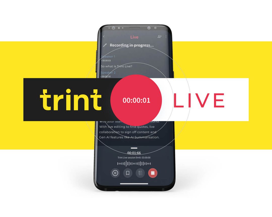 Trint Mobile App | Transcription App | Trint