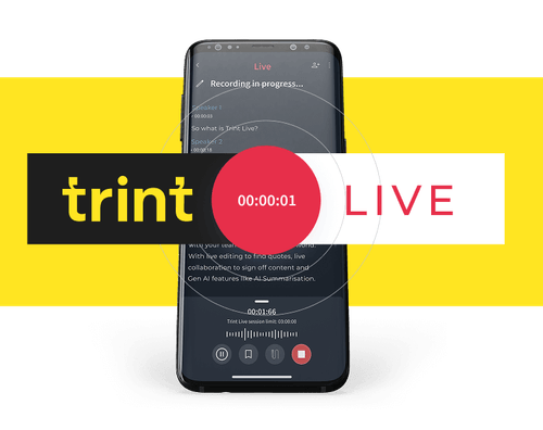 Trint Mobile App | Transcription App | Trint