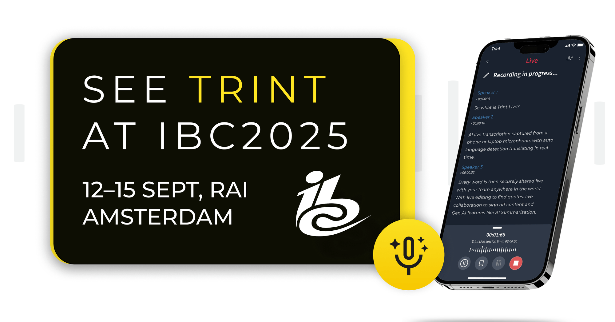 Logiciel de transcription | Transcription IA et éditeur de contenu | Trint